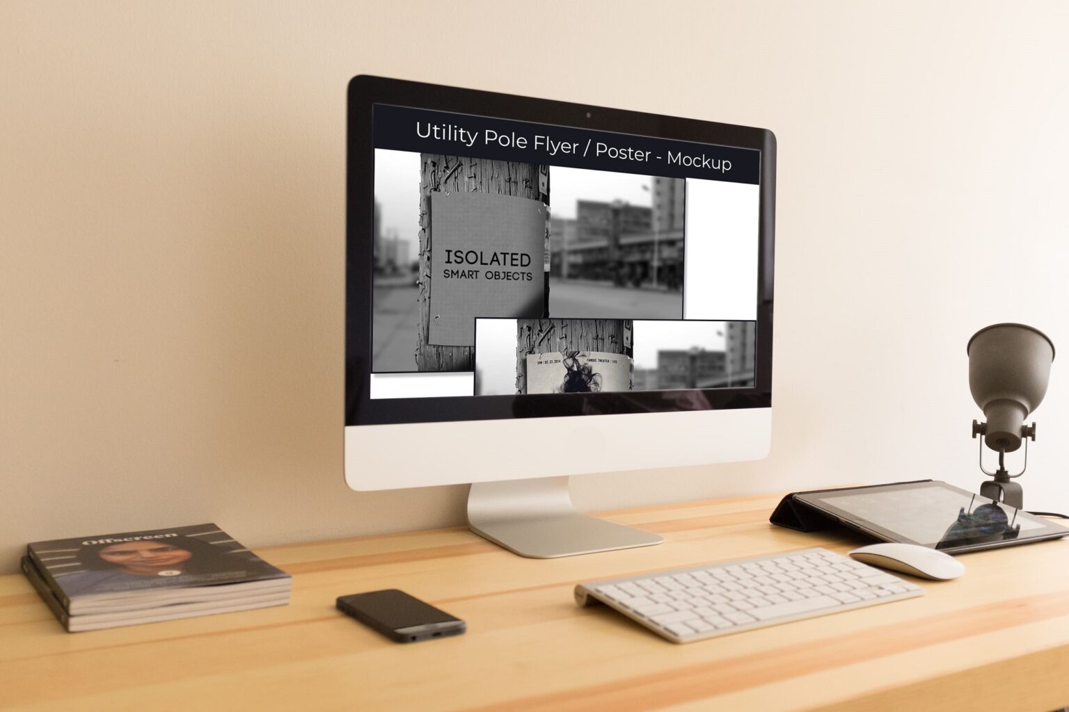 Utility Pole Flyer / Poster - Mockup – MasterBundles