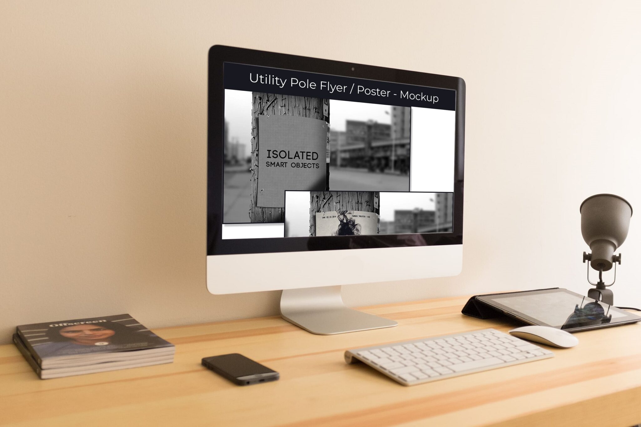 Utility Pole Flyer / Poster - Mockup – MasterBundles