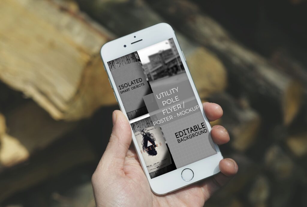 Utility Pole Flyer / Poster - Mockup – MasterBundles