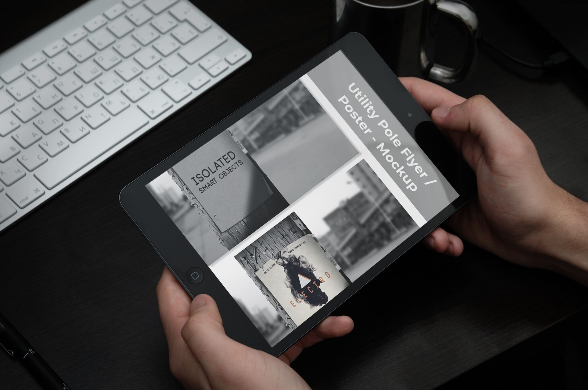 Utility Pole Flyer / Poster - Mockup – MasterBundles