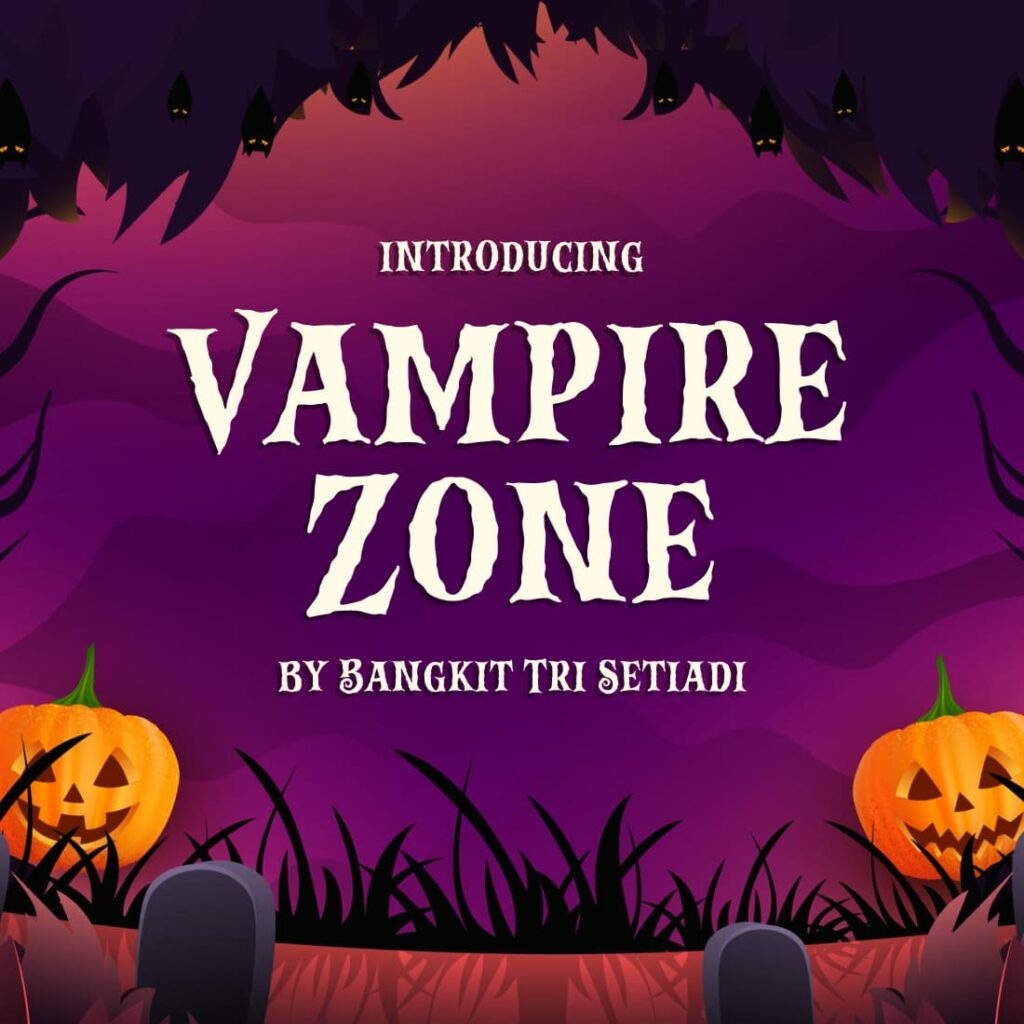 Vampire Zone Free Font