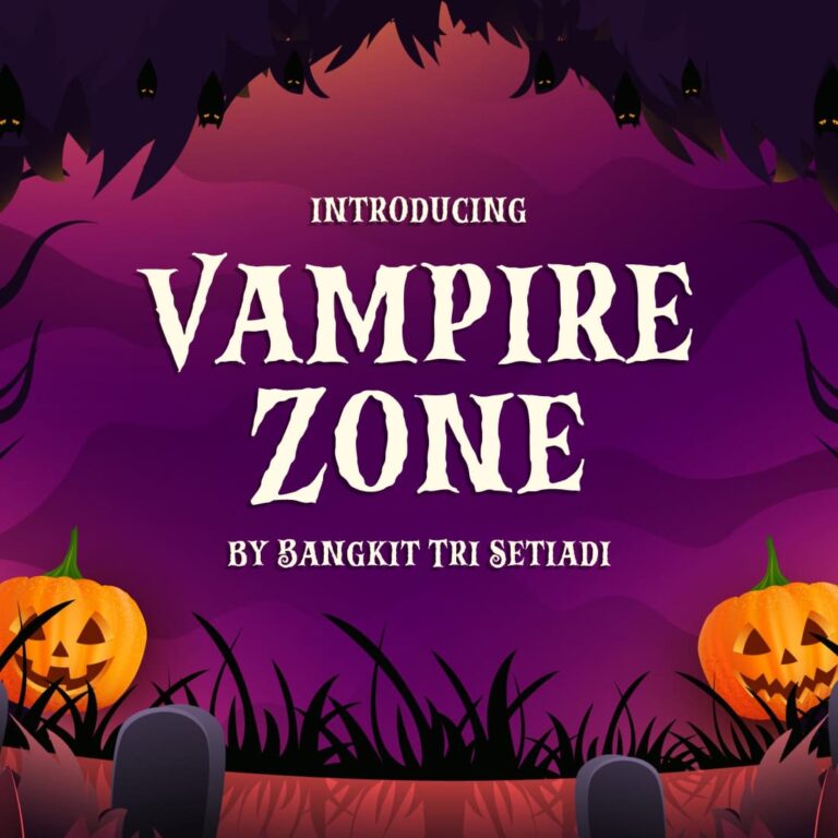 Vampire Zone Free Font
