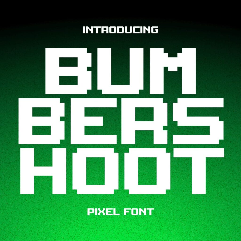 Bumbershoot Pixel Font – MasterBundles