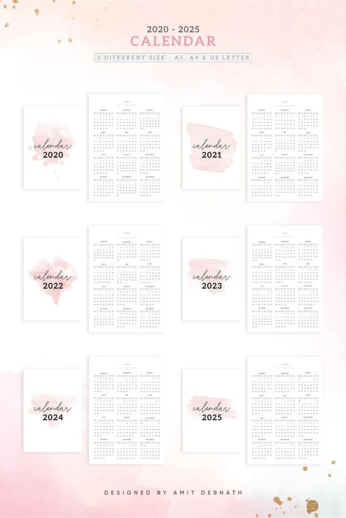 Calendar Template – MasterBundles