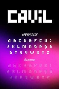 Cavil Pixel Font – MasterBundles