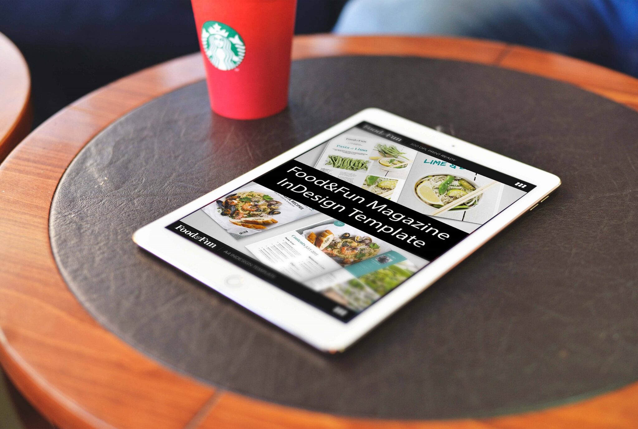 Food&Fun Magazine InDesign Template – MasterBundles