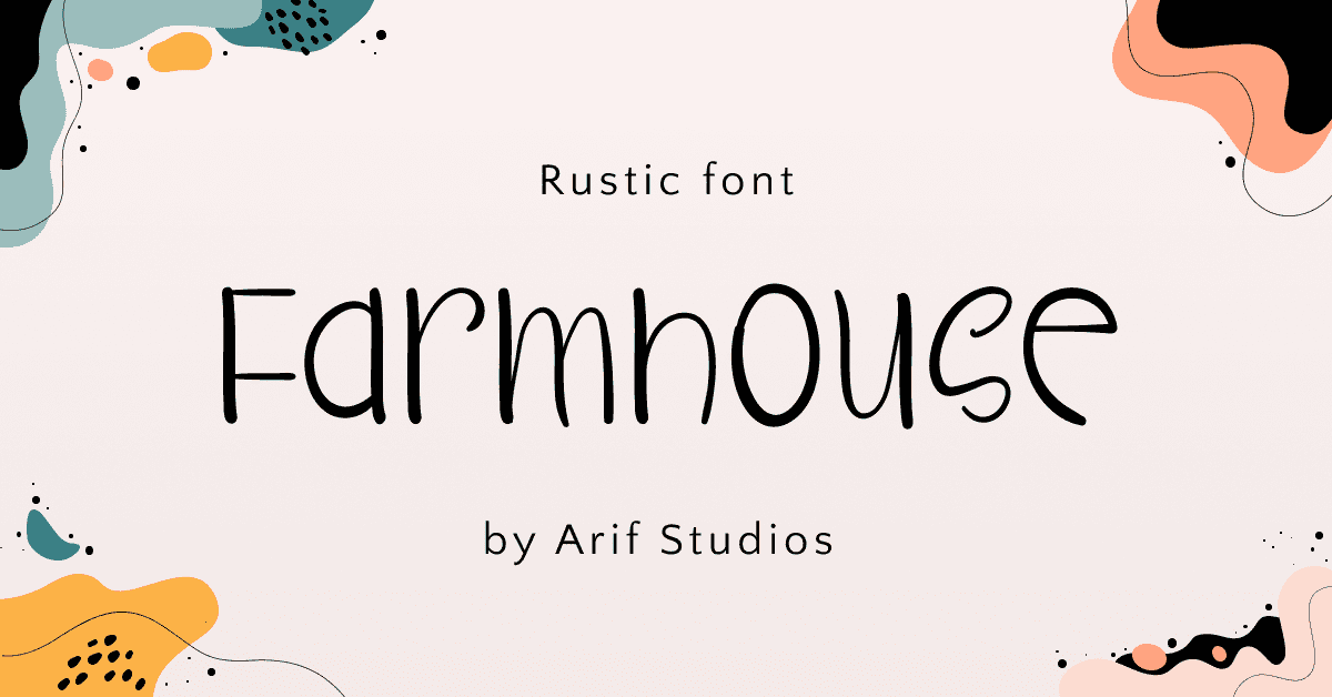 Free Rustic Farmhouse Font