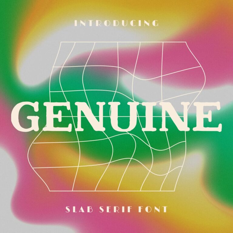 Genuine Slab Serif Font – MasterBundles