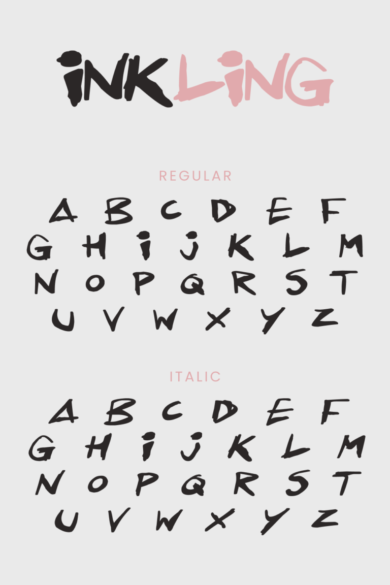 Inkling Ink Free Font