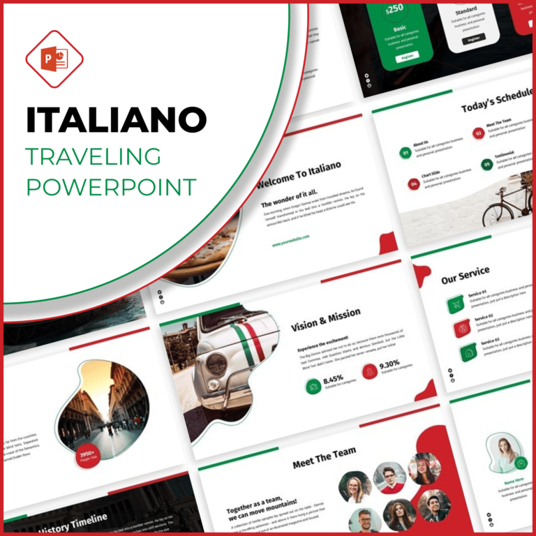 Italiano - Traveling Powerpoint – MasterBundles