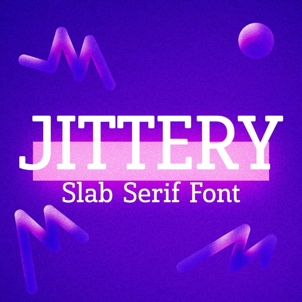 Jittery Slab Serif Font – MasterBundles