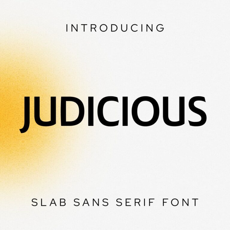 Judicious Slab Sans Serif Font – MasterBundles