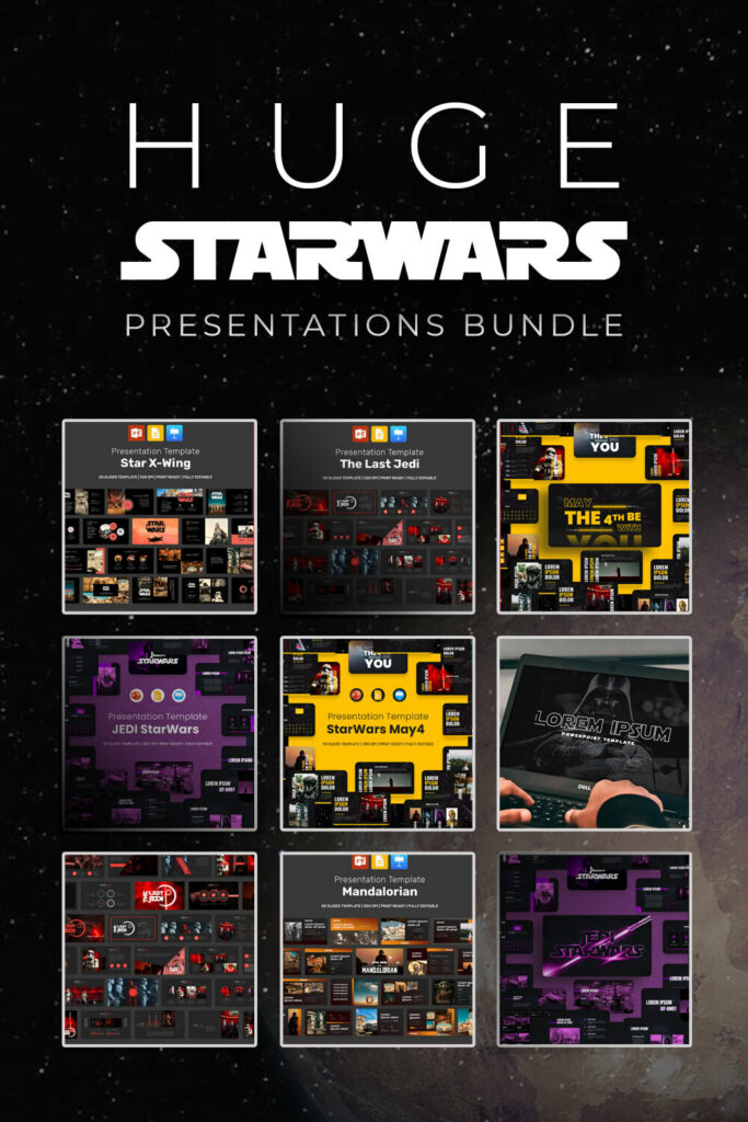 HUGE StarWars Presentations Bundle – MasterBundles