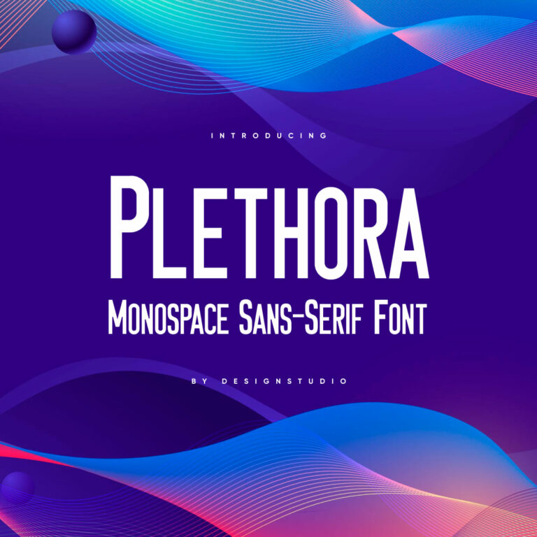Plethora Monospace Sans-Serif Font – MasterBundles