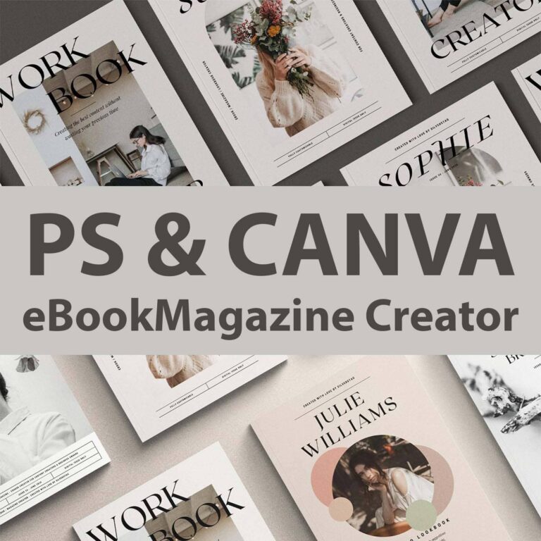 Magazine / CANVA, INDD / Brooke – MasterBundles