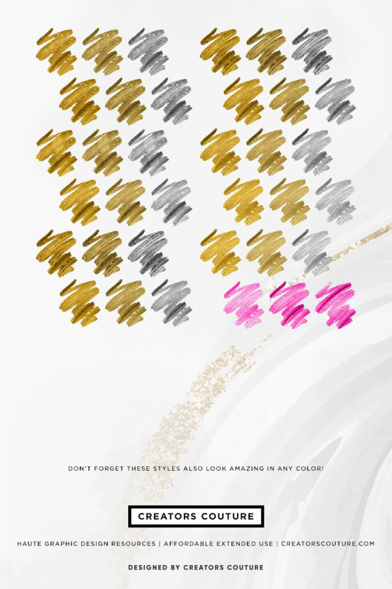 Shimmery Gold Styles for Illustrator – MasterBundles