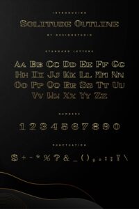 Solitude Monospace Sans-Serif Font | Master Bundles