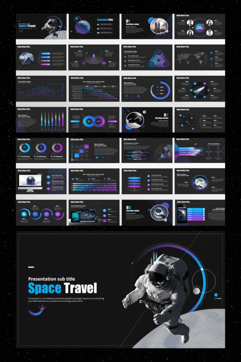 Space Travel PowerPoint – MasterBundles