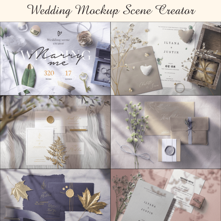 Wedding Mockup Scene Creator – MasterBundles