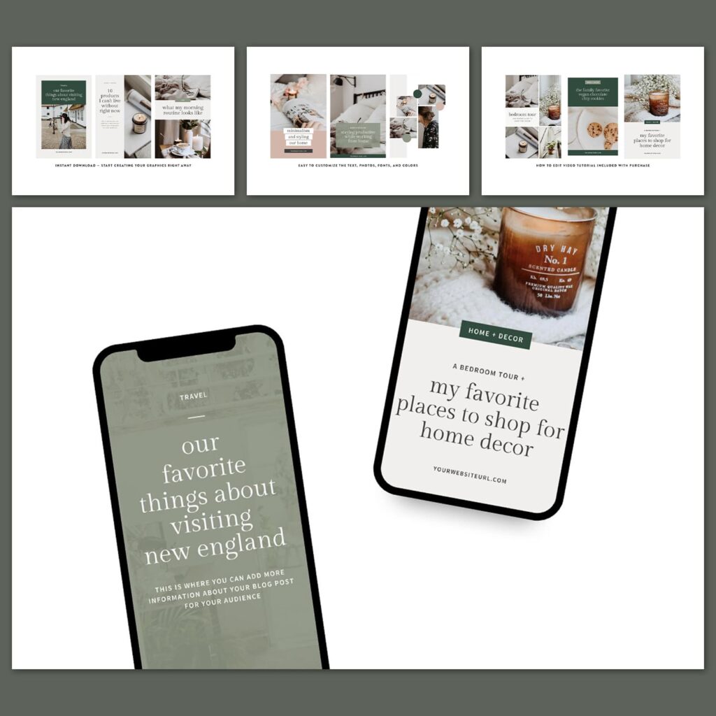 June Pinterest Templates – MasterBundles