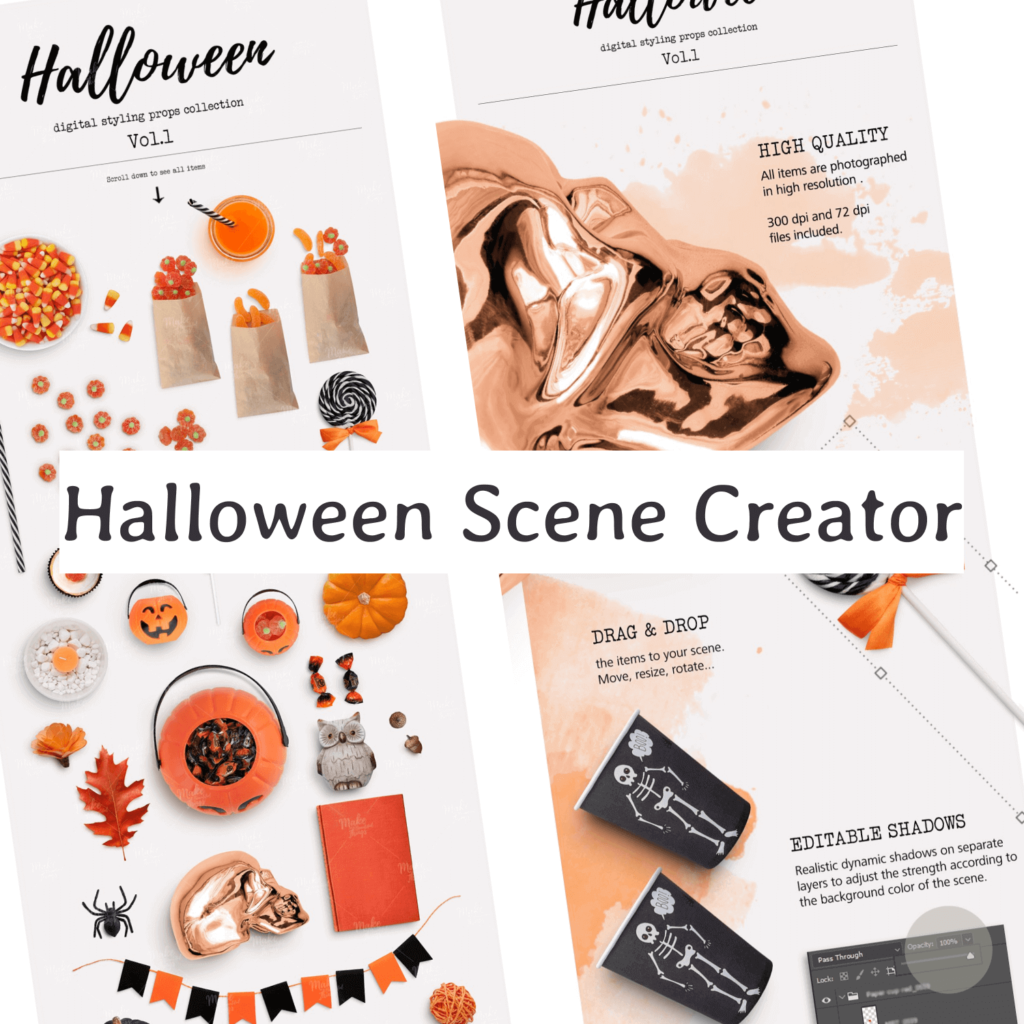 Halloween Scene Creator – MasterBundles