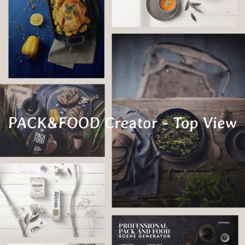 PACK&FOOD Creator - Top View – MasterBundles