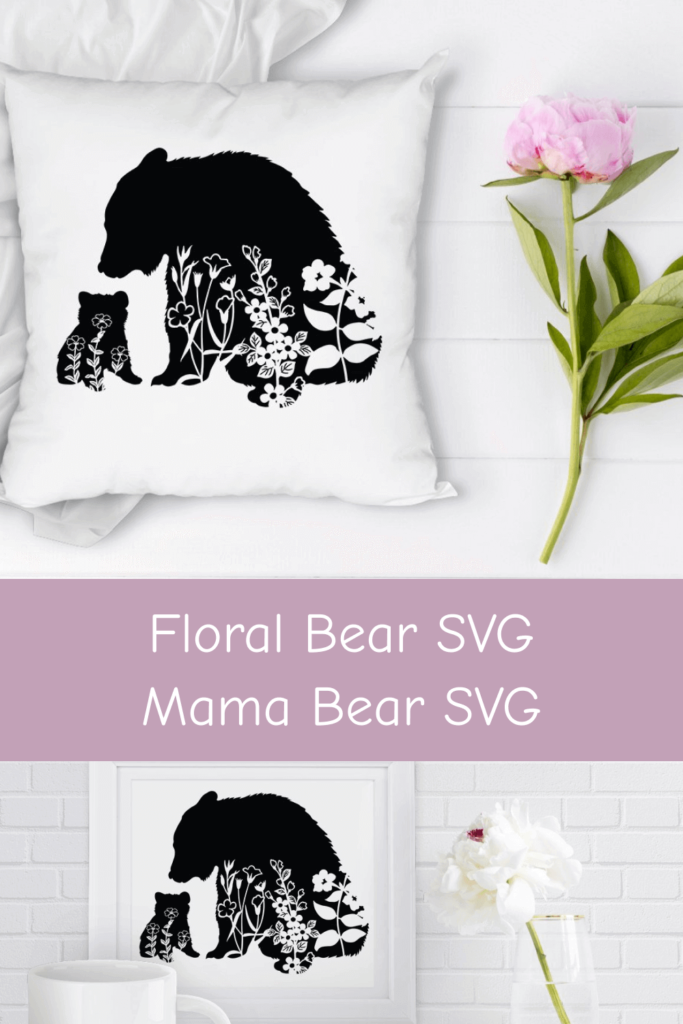 Floral Bear SVG, Mama Bear SVG – MasterBundles