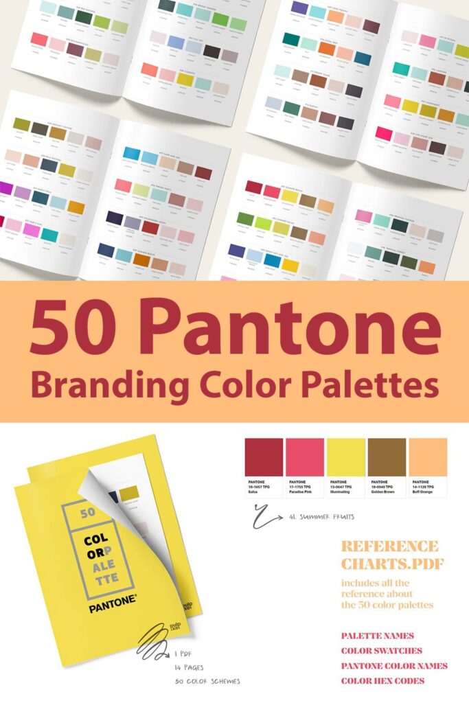 50 Pantone Branding Color Palettes – MasterBundles
