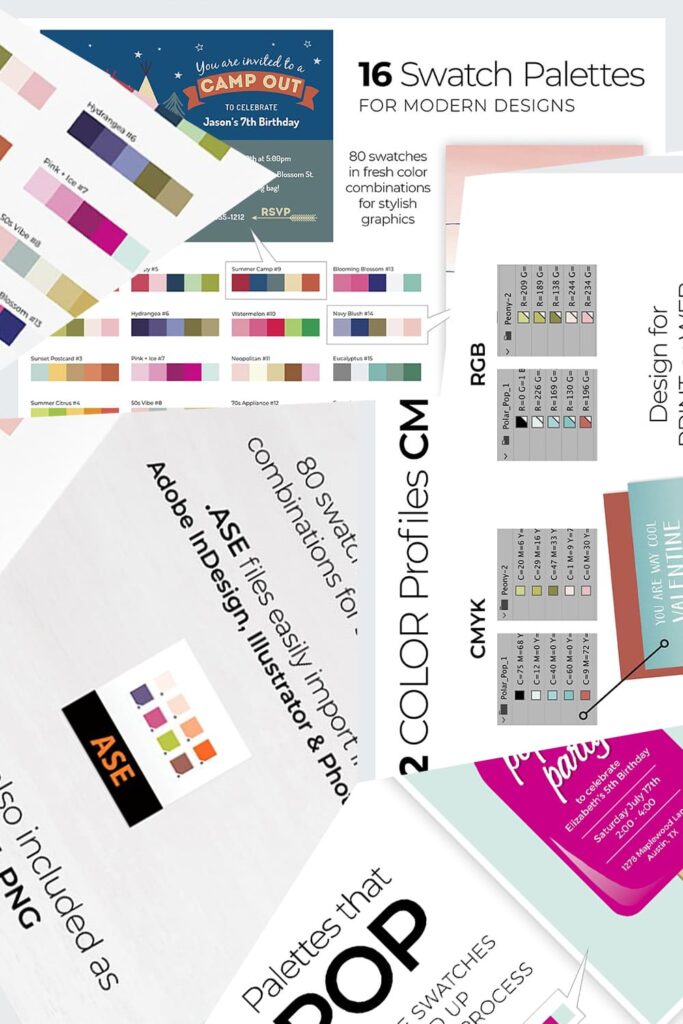 16 Color Palettes for Design – MasterBundles