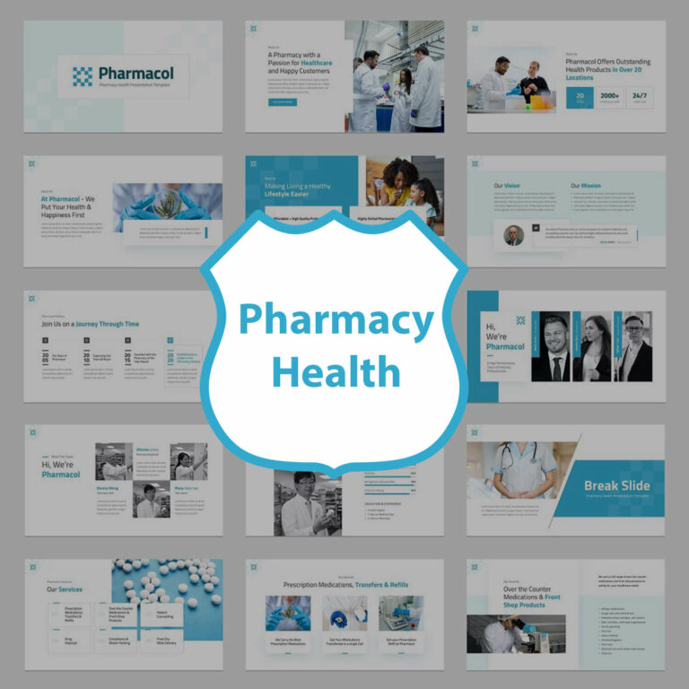 Pharmacy Health PowerPoint – MasterBundles