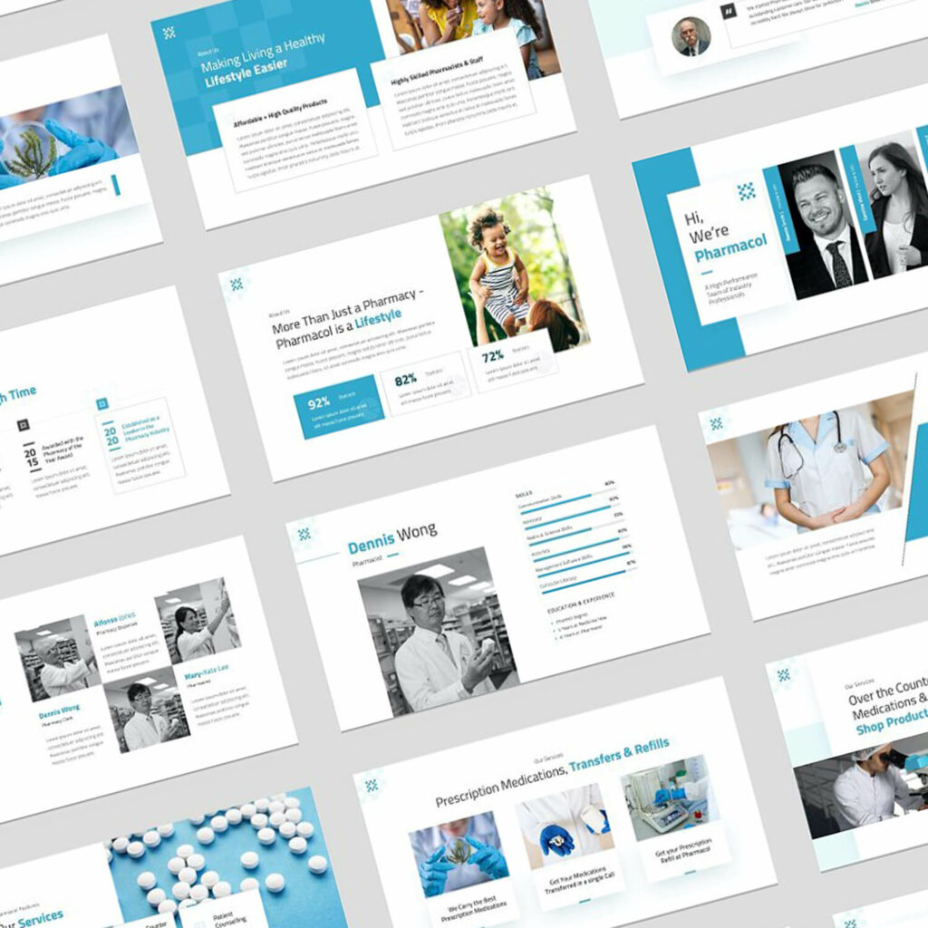 Pharmacy Health PowerPoint – MasterBundles