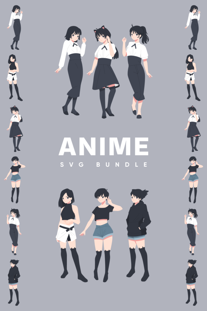 Anime SVG Collection – MasterBundles