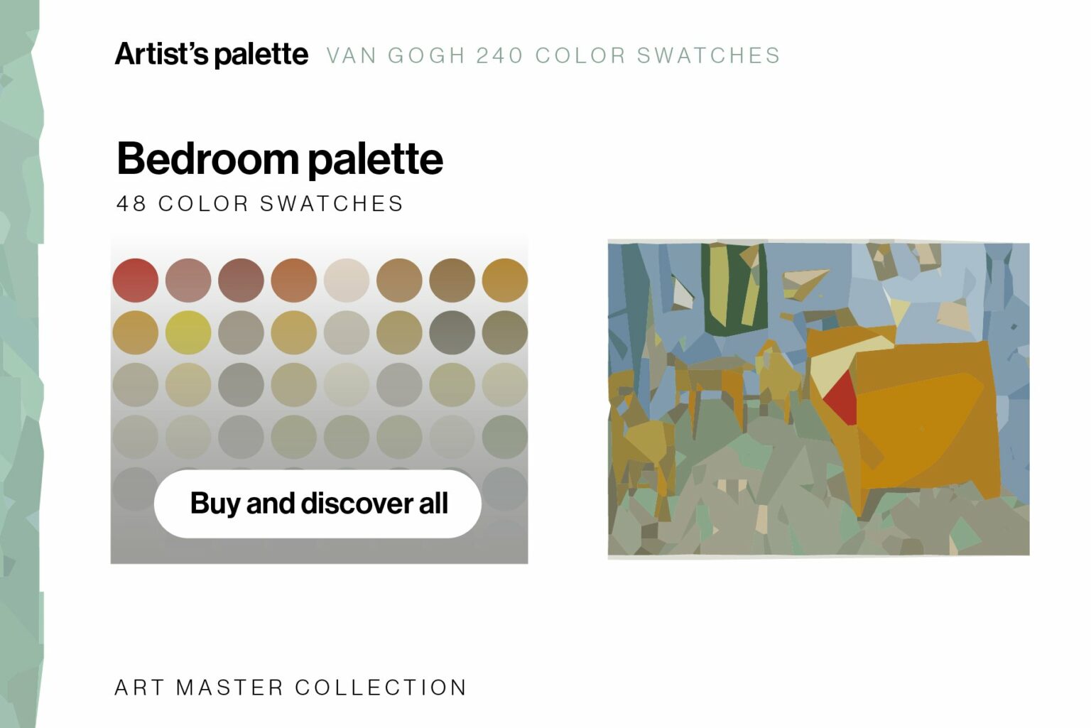 Van Gogh 240 Color Swatches Palette – MasterBundles