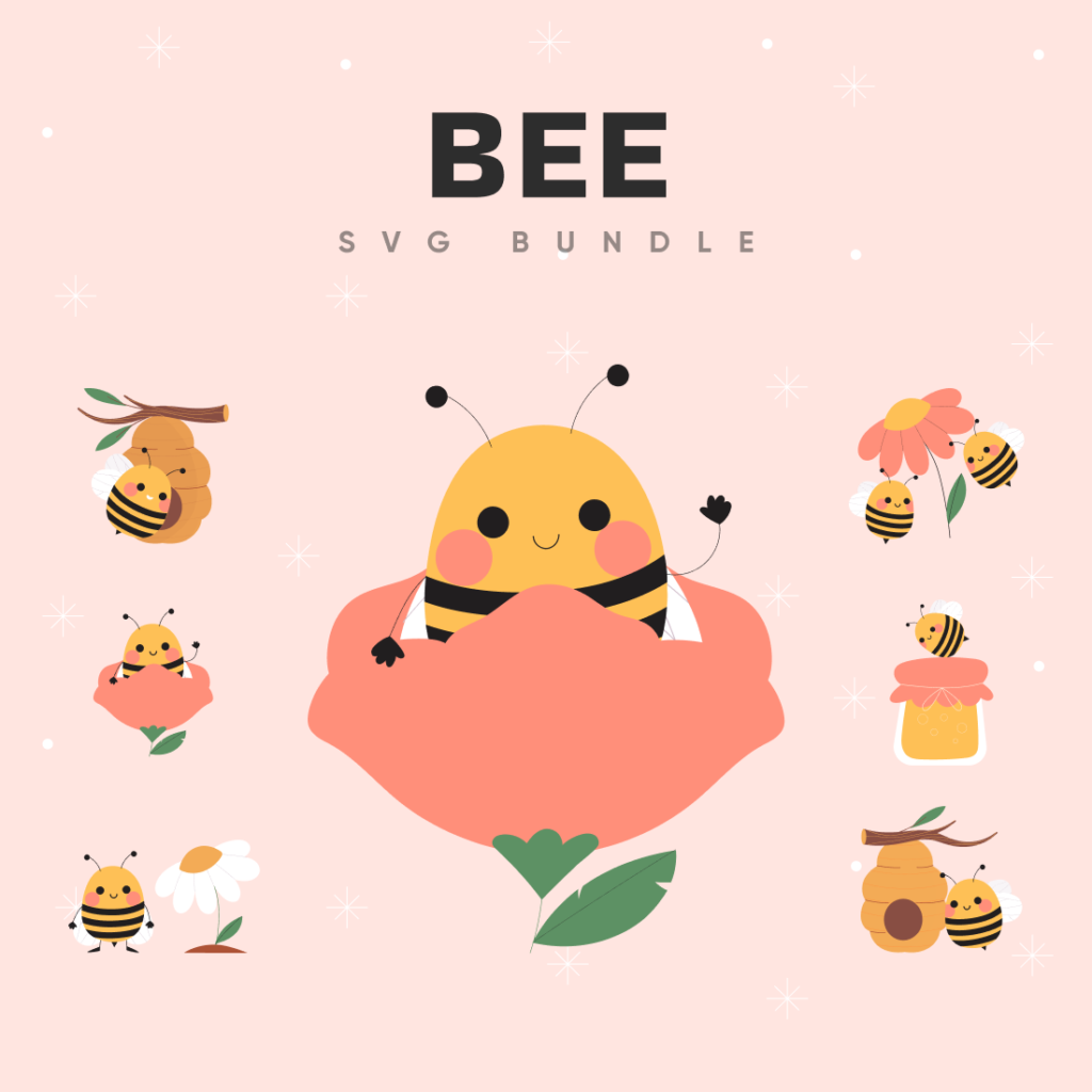 Bee SVG Files Bundle – MasterBundles
