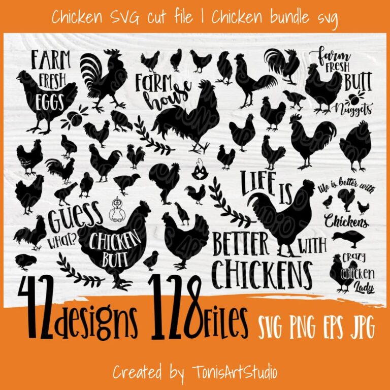 Chicken SVG Cut File_Chicken Bundle – MasterBundles