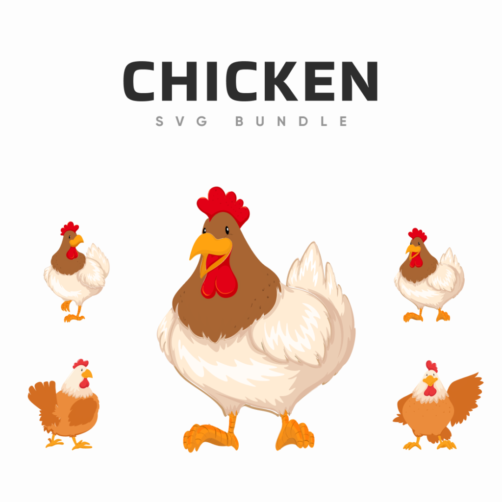 Chicken SVG Files Bundle – MasterBundles