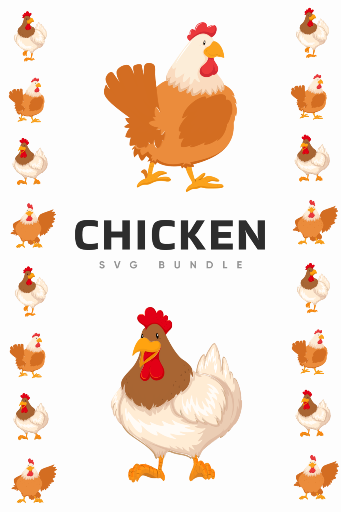 Chicken SVG Files Bundle – MasterBundles