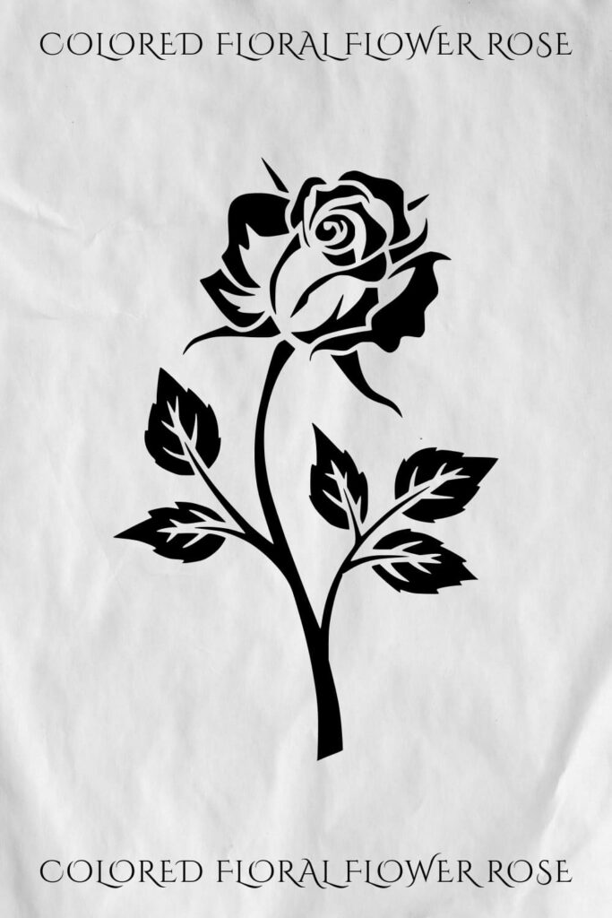 Free Colored Floral Flower Rose SVG – MasterBundles