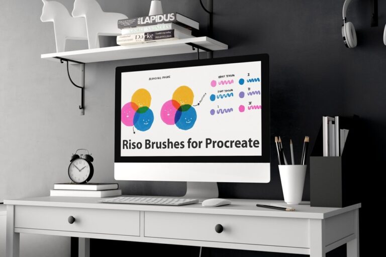 Riso Brushes for Procreate – MasterBundles
