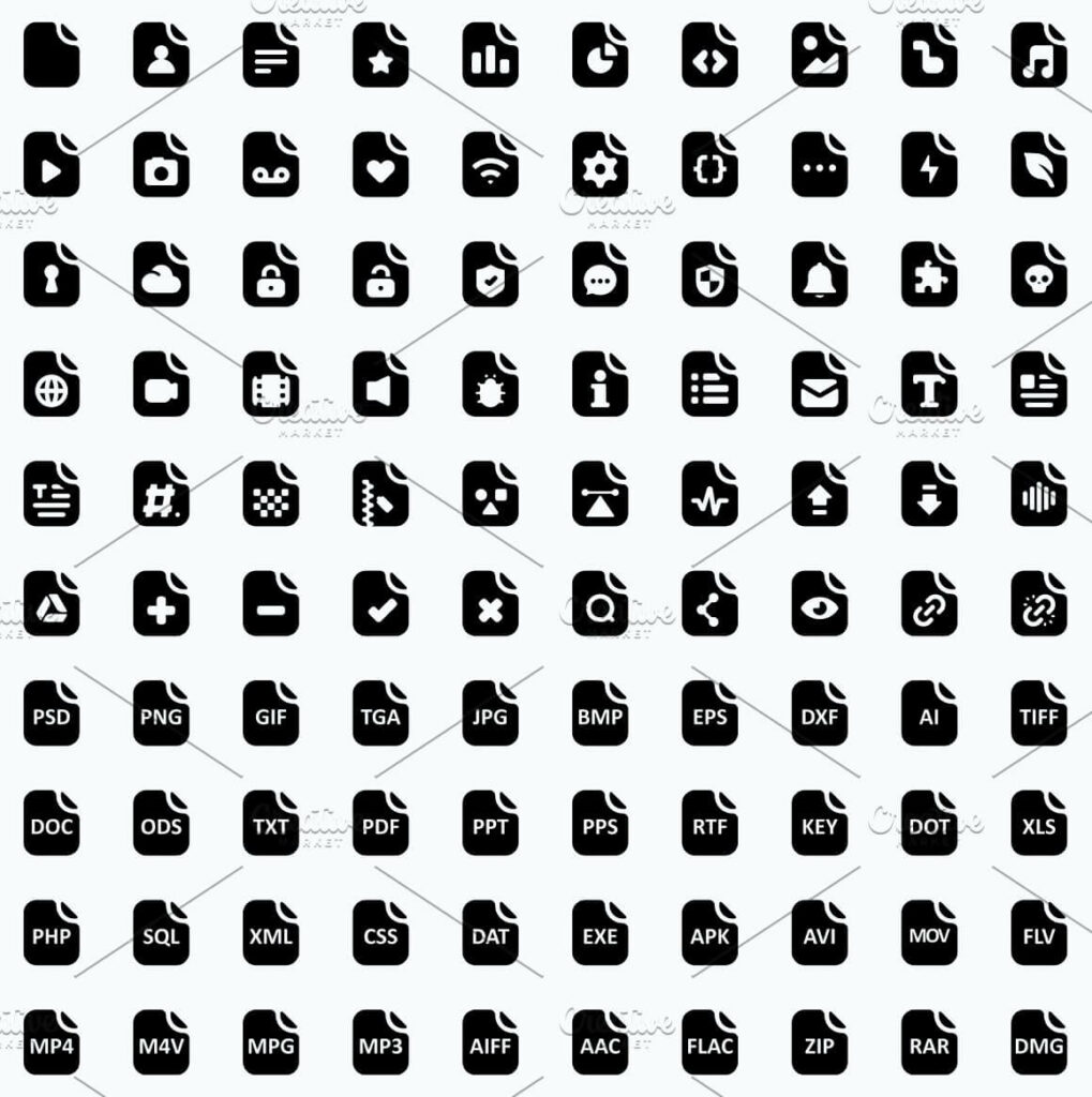 Roundies 2200 Solid Icons – MasterBundles