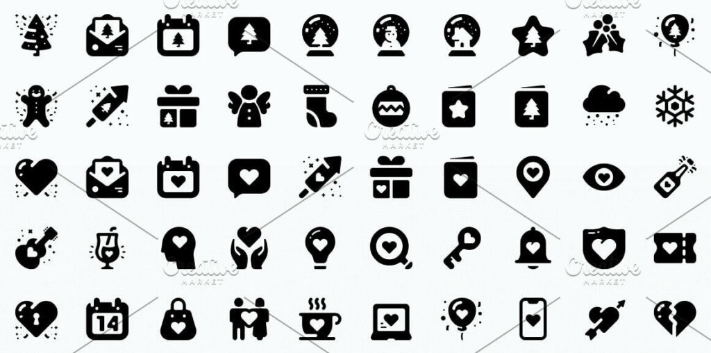 Roundies 2200 Solid Icons – MasterBundles