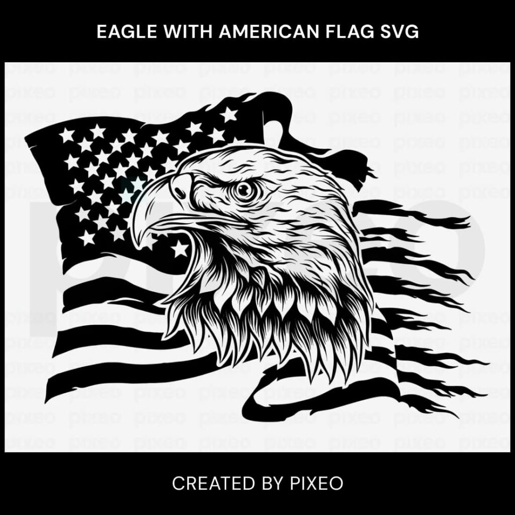 Distressed Flag SVG, American Flag SVG – MasterBundles
