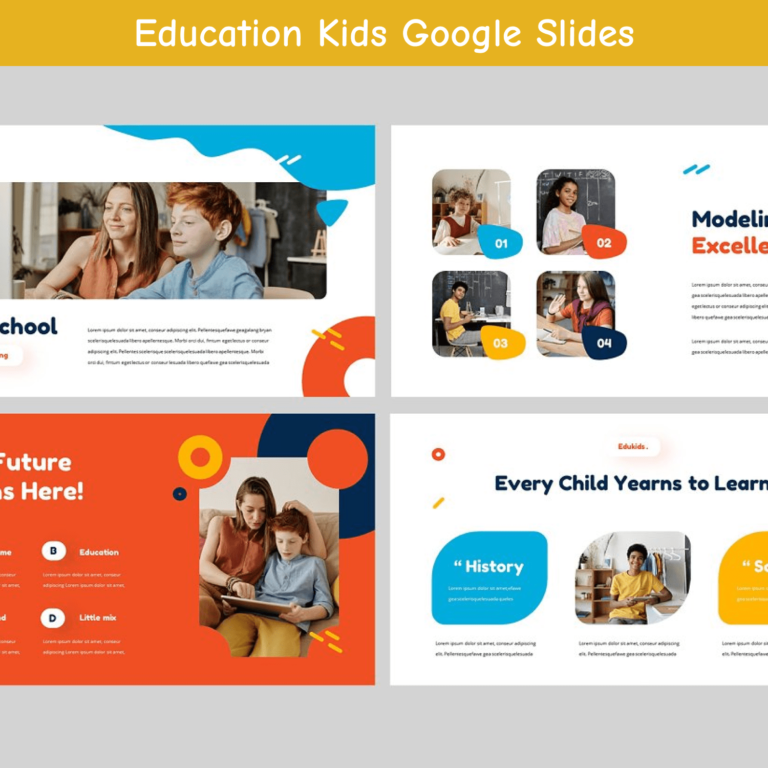 Education Kids Google Slides – MasterBundles