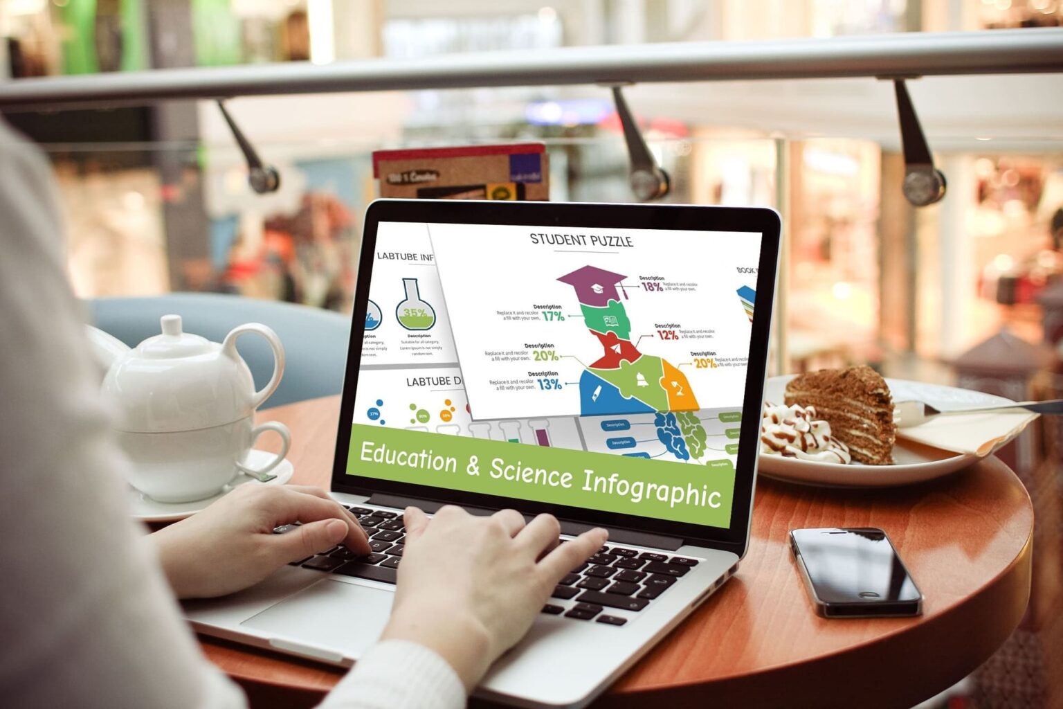 Education & Science Infographic PPT – MasterBundles