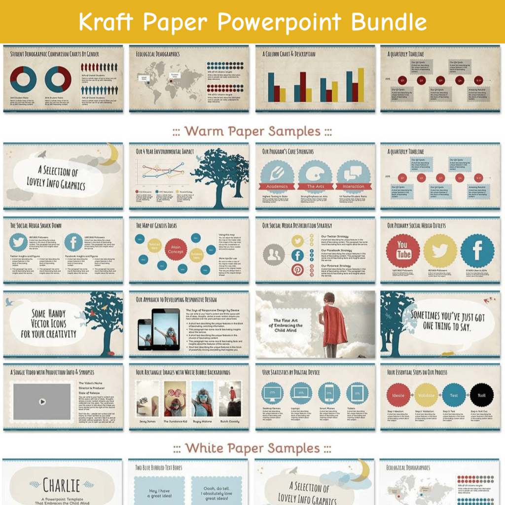 Charlie: School Powerpoint Templates – MasterBundles