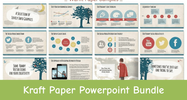 Kraft Paper Powerpoint Bundle – MasterBundles