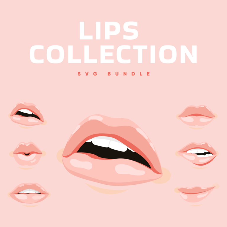 Lips SVG Clipart Files Bundle – MasterBundles