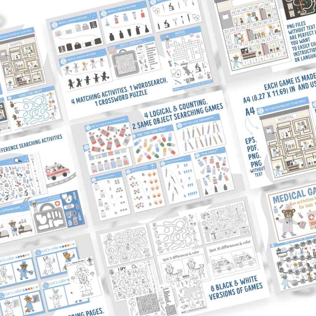 Medical Games Illustrations – MasterBundles