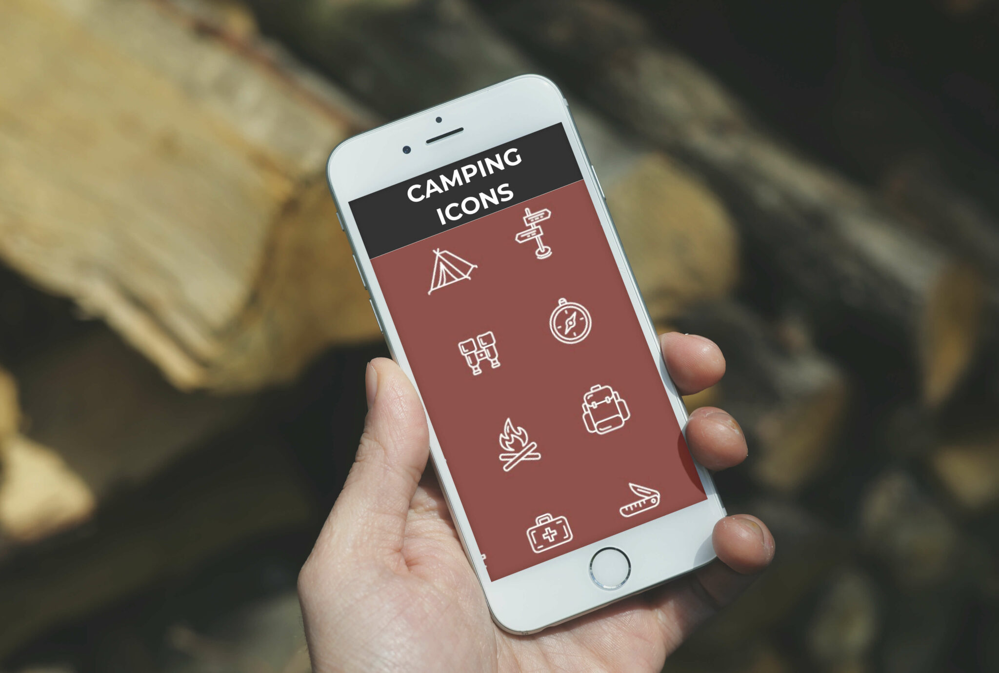 Camping Icons – MasterBundles