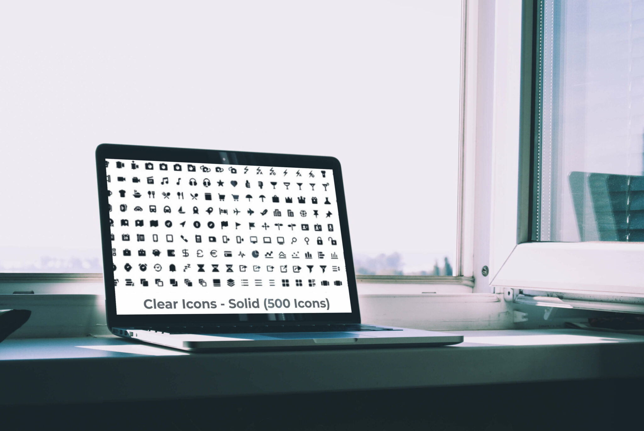 Clear Icons - Solid (500 Icons) – MasterBundles